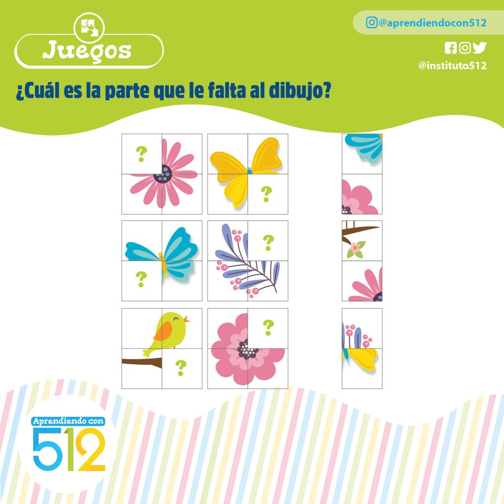 Completa el dibujo - Aprendiendo con 512