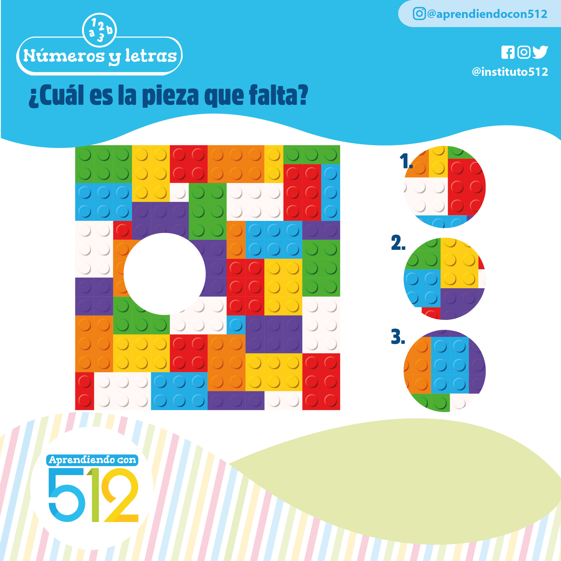 ¿Cuál es la pieza que falta? - Aprendiendo con 512