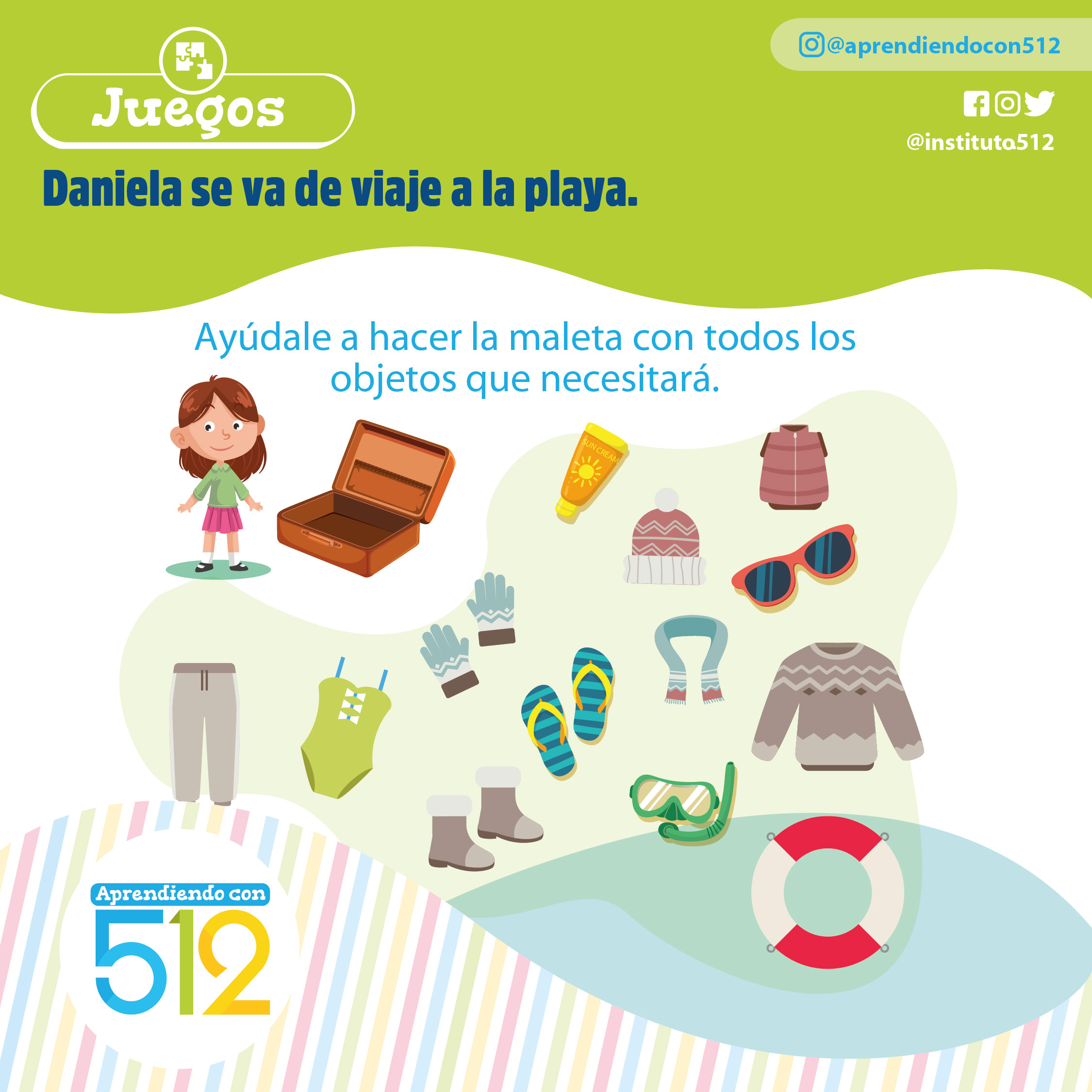 Viaje a la playa - Aprendiendo con 512