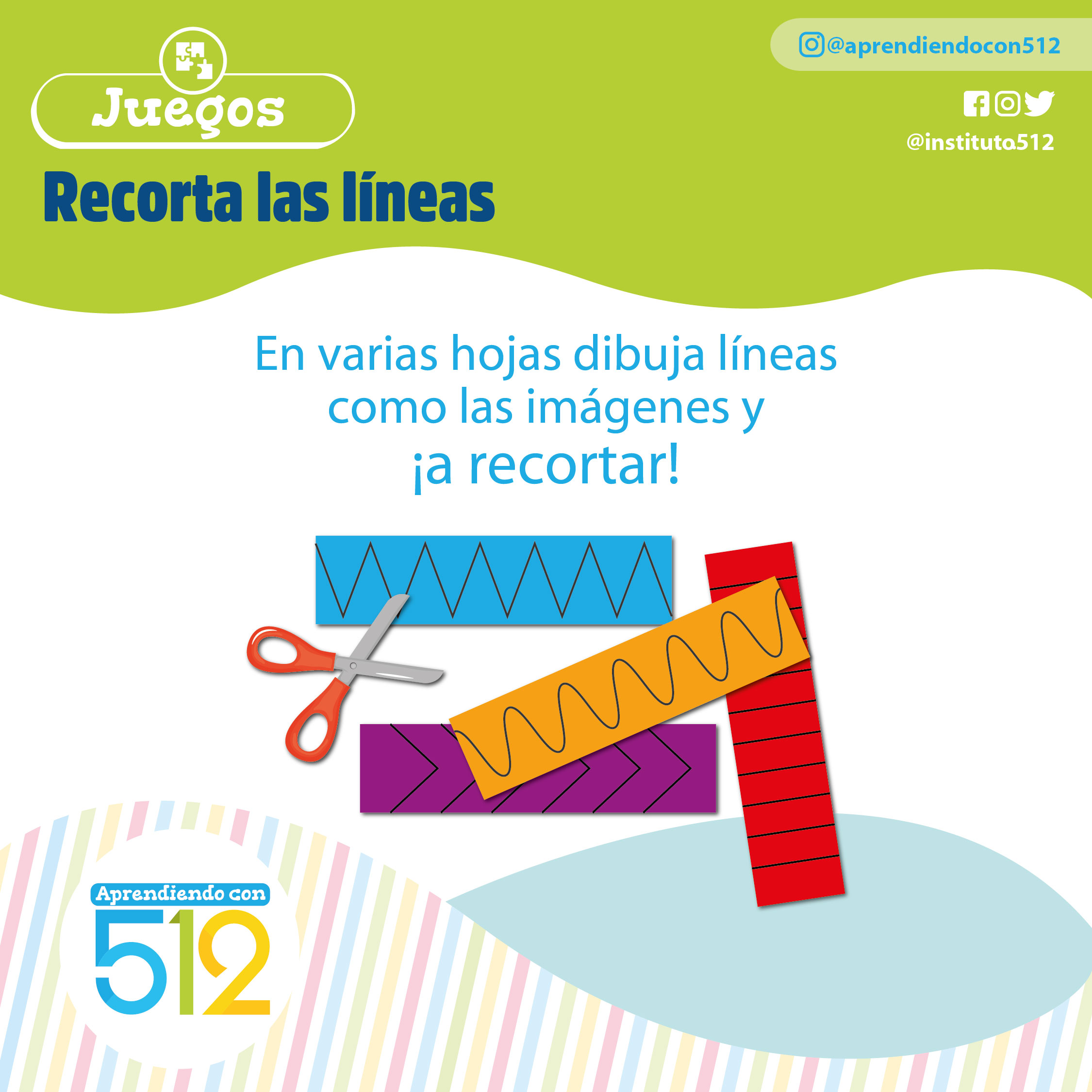Recorta las líneas - Aprendiendo con 512